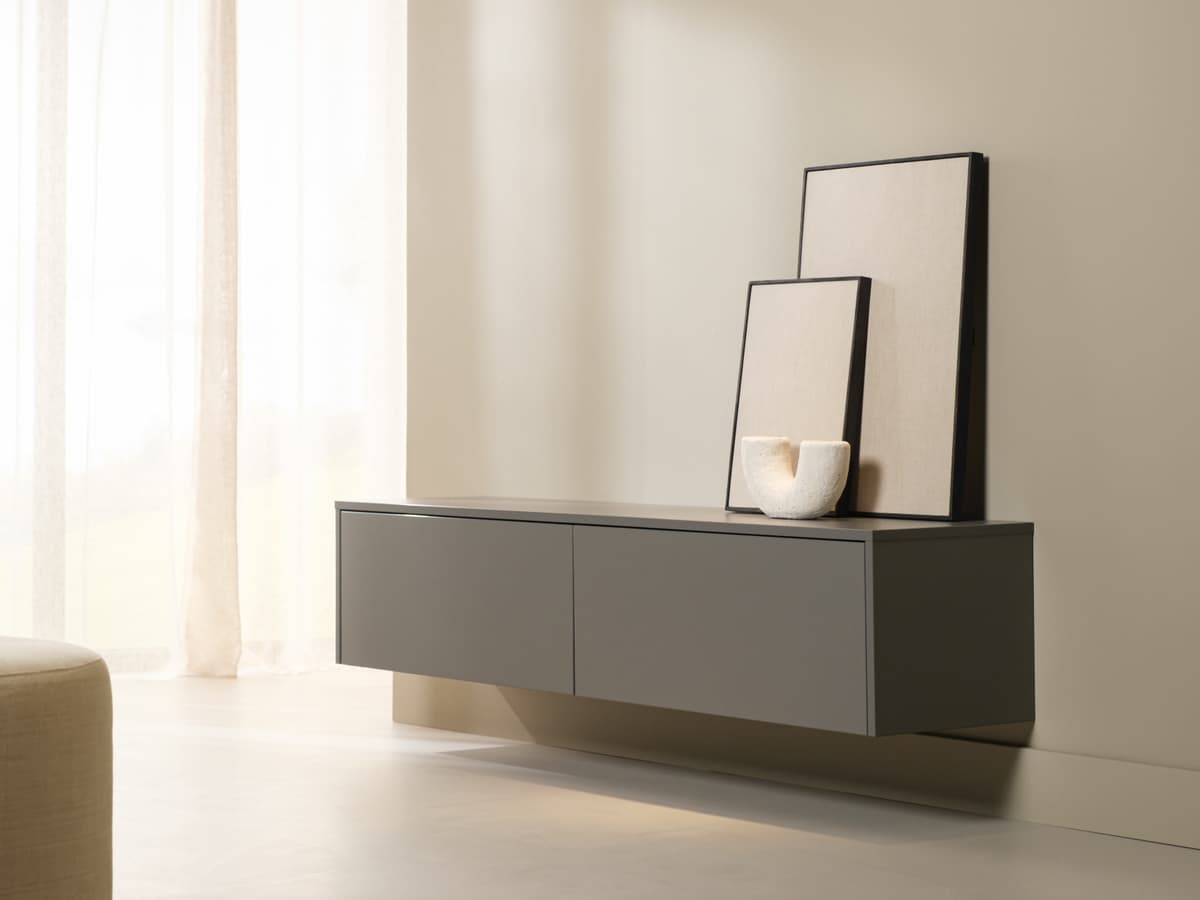 Style Zwevend TV Meubel | 2 Kleppen | Stel Zelf Samen